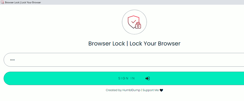 How to Lock Your Desktop Browser With a Password