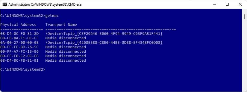 How to Look Up the MAC Address on Your Windows PC