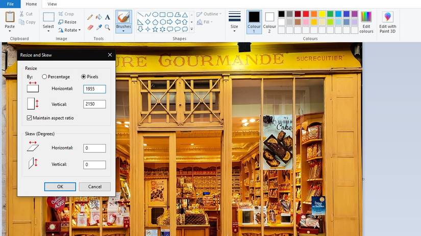 How to Resize and Crop an Image Using Microsoft Paint