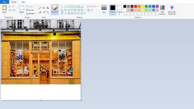 How to Resize and Crop an Image Using Microsoft Paint