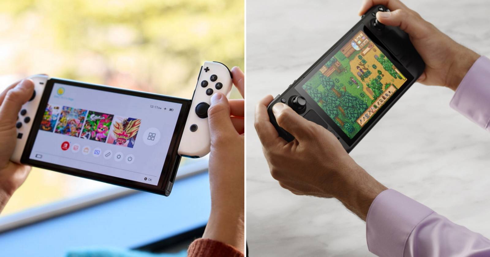 Valve Steam Deck vs. Nintendo Switch OLED: Which Handheld Should You Buy?