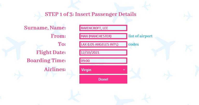 Ticket-O-Matic Is the Best Fake Flight Ticket Generator