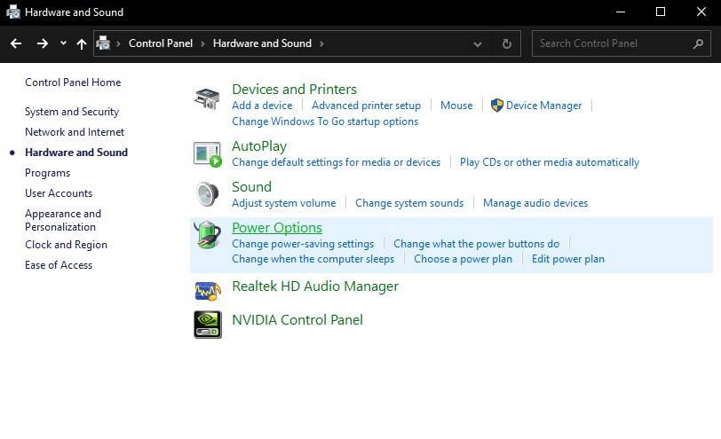 6 Ways to Open the Power Options in Windows 10