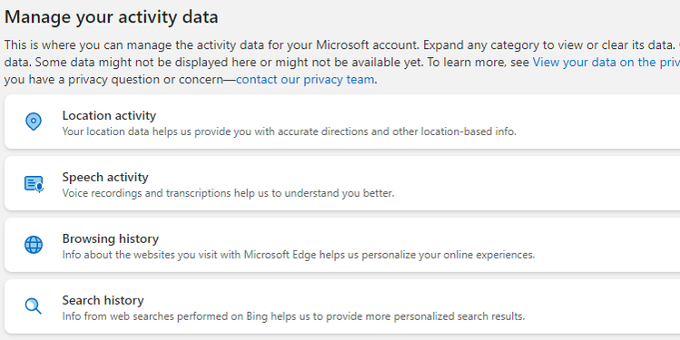 How to View and Clear the Windows 10 Activity History