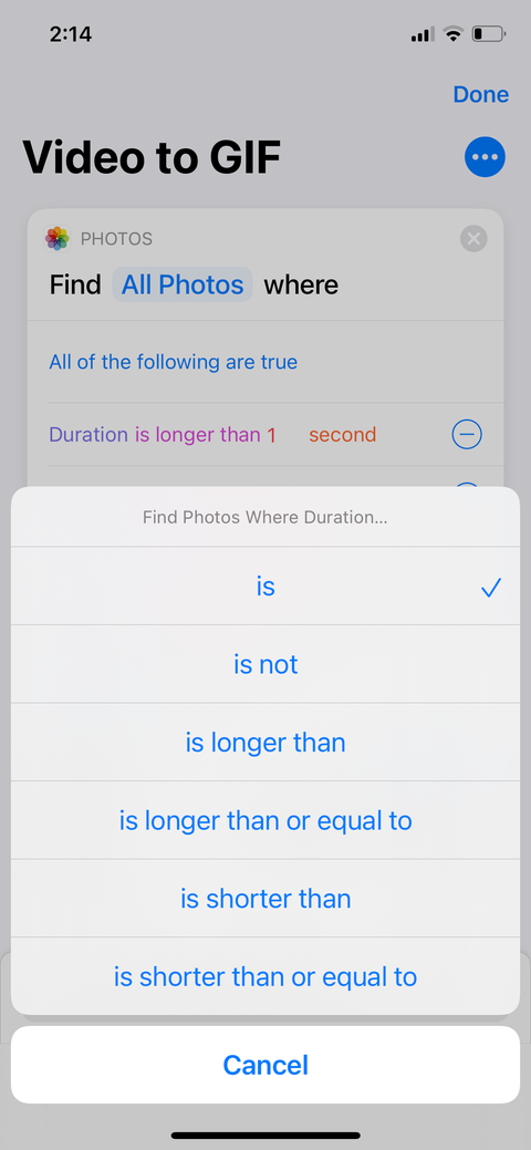 How to Make a GIF From Your iPhone Videos Using Shortcuts
