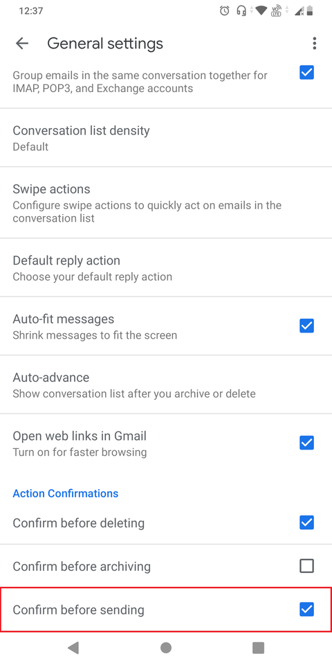 How to Confirm Before Sending an Email in the Gmail App