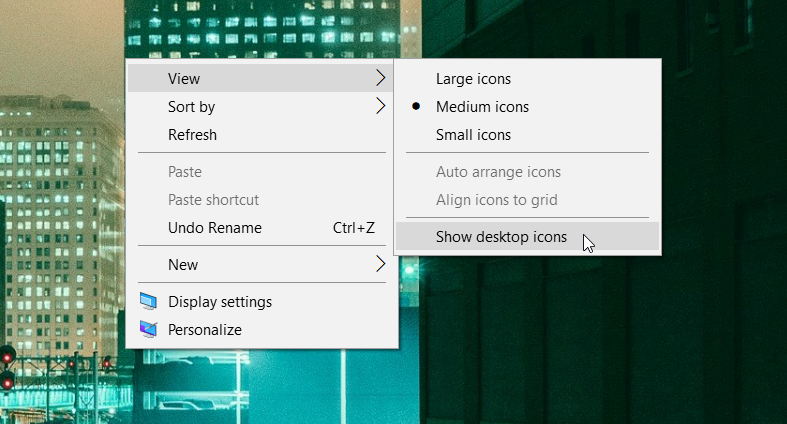 4 Ways to Hide Desktop Icons on Windows