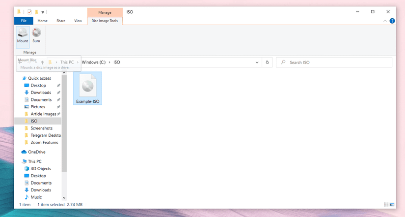 How to Mount and Extract ISO Files on Windows