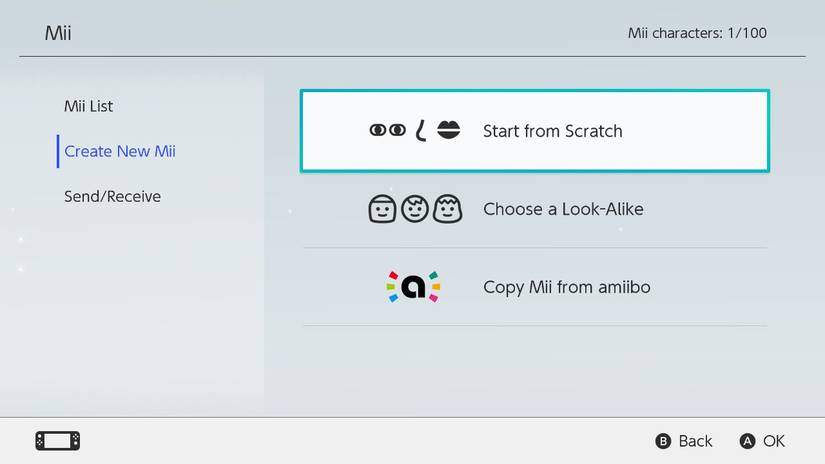 How to Make a Nintendo Switch Mii