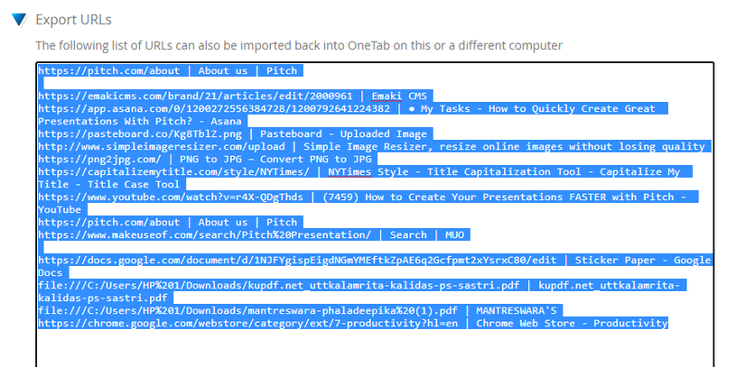 How to Manage Multiple Tabs in Your Browser With OneTab Extension