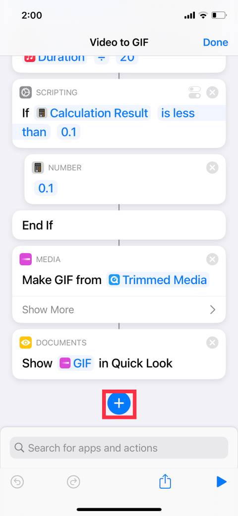 How to Make a GIF From Your iPhone Videos Using Shortcuts