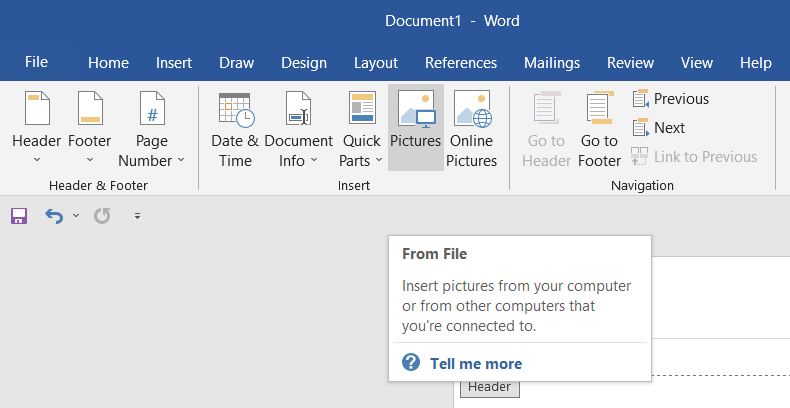 How to Create a Custom Header in Microsoft Word