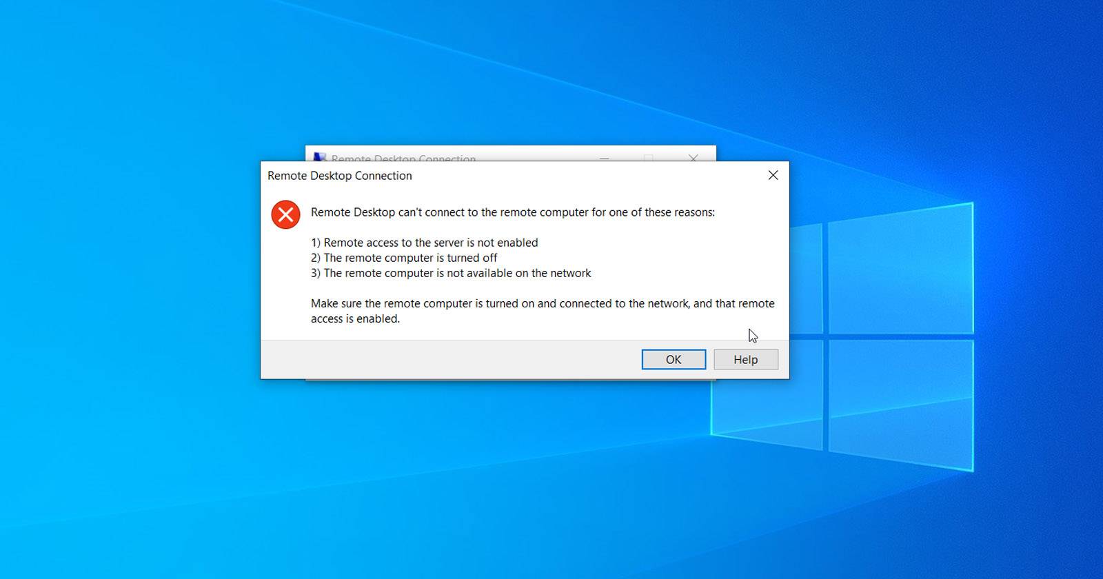 How to Fix the Remote Desktop Can’t Connect to the Remote Computer Error