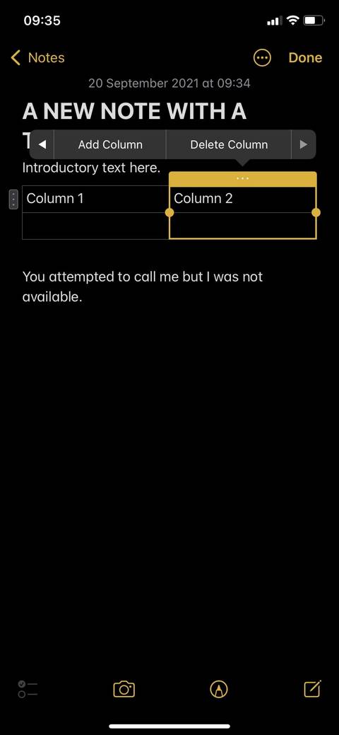 How to Create and Format Tables in Apple Notes Like a Pro