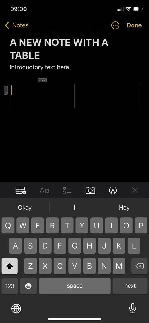 How to Create and Format Tables in Apple Notes Like a Pro