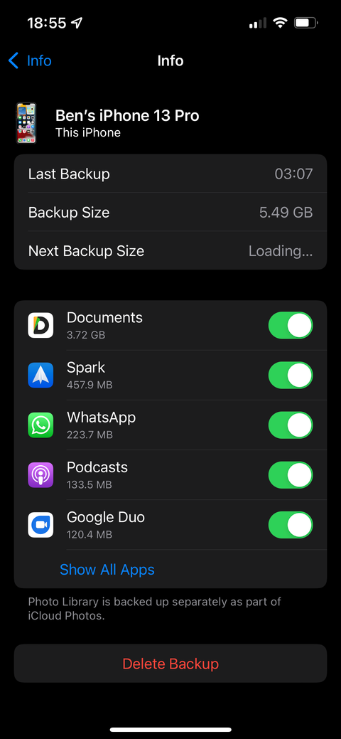 How to Back Up Your iPhone or iPad