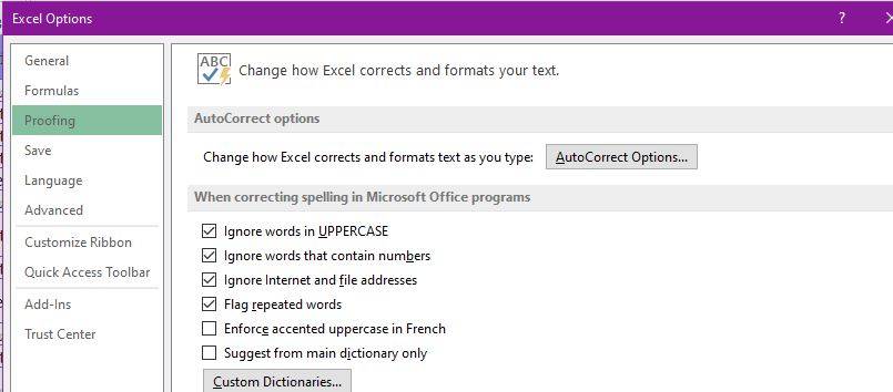 How to Spell and Grammar Check in Excel