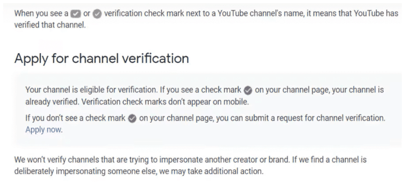 How to Get a YouTube Verification Badge for Your Channel
