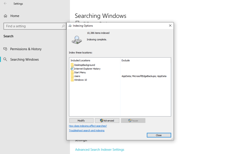 Find Anything Using Enhanced Search Mode in Windows 10