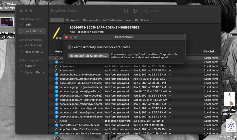 How to Fix the "accountsd wants to use the login keychain" Mac Message