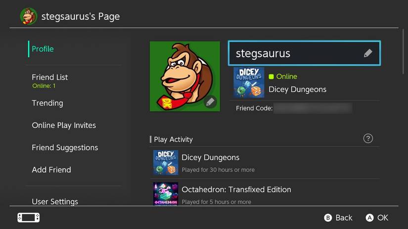 How to Change Your Nintendo Switch Profile Name and Photo