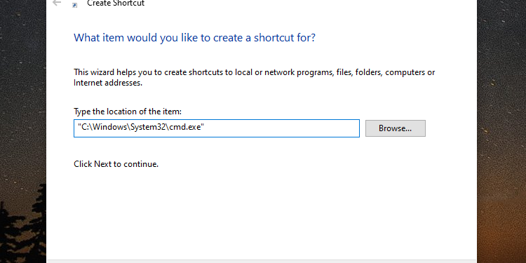 How to Run Command Prompt Commands With a Desktop Shortcut