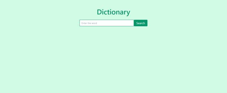 Learn To Build a Simple Dictionary Application Using JavaScript