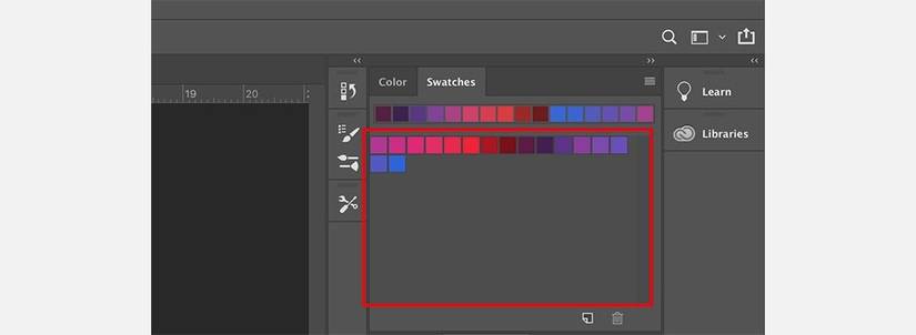create colour palette from image photoshop