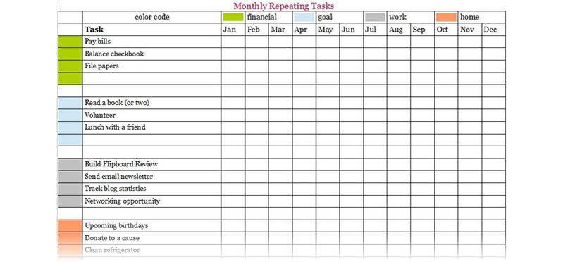 10 Free Printable Productivity Planner Templates