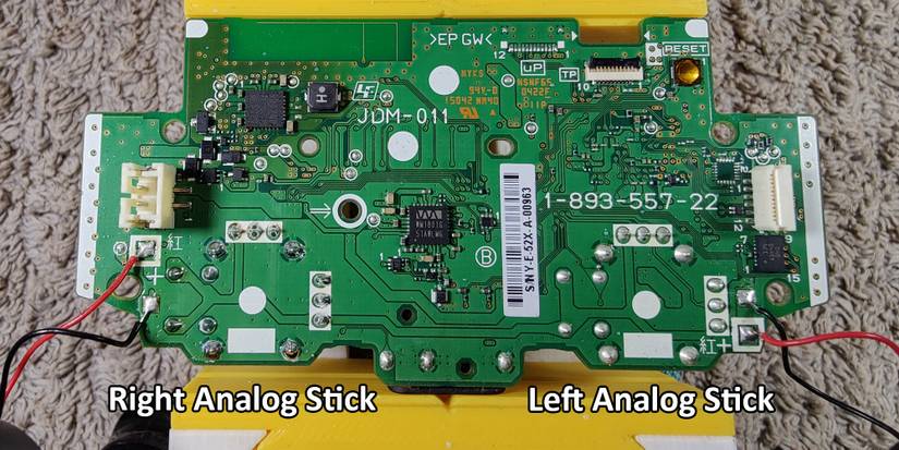 playstation controller analog stick problem