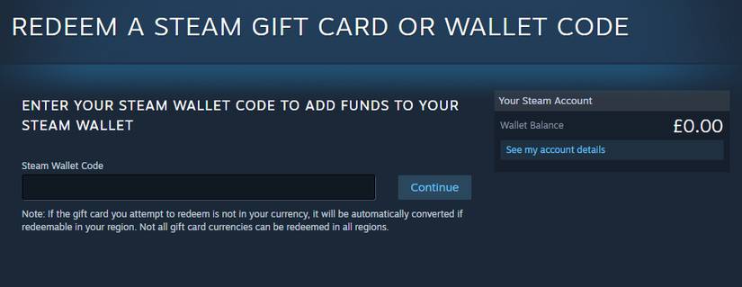 How to Redeem Steam Wallet Codes and Gift Cards