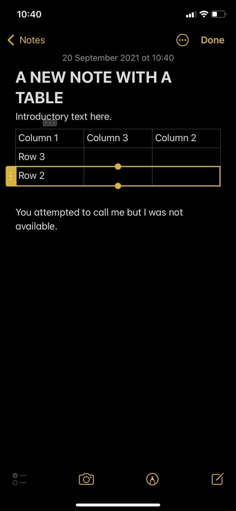 How to Create and Format Tables in Apple Notes Like a Pro