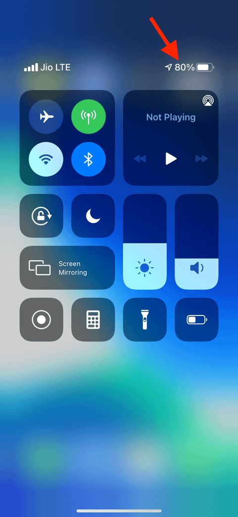 How to See the Battery Percentage on an iPhone With Face ID