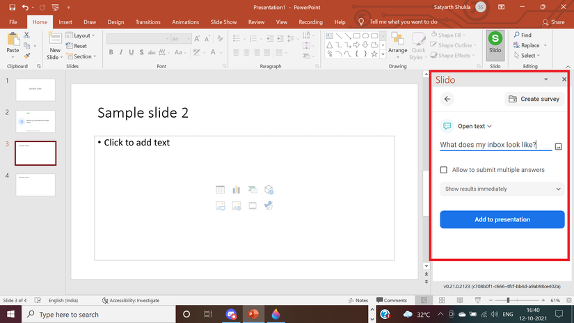 How to Add Polls and Q&A to Your PowerPoint Slides With Slido