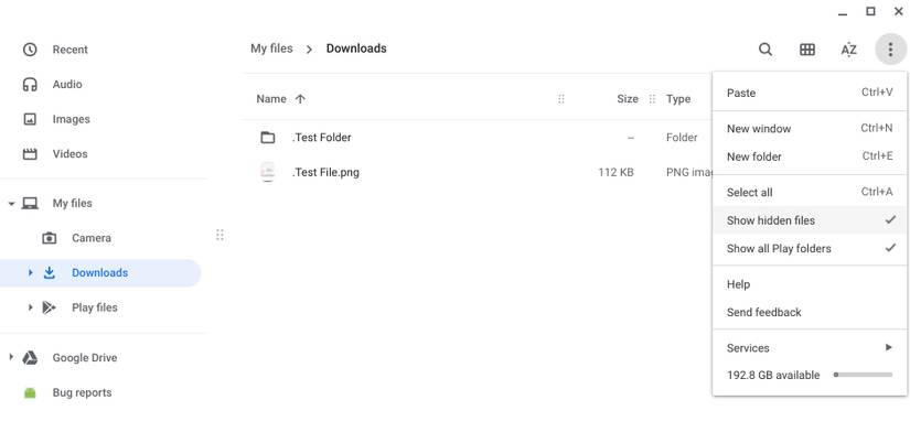 How to Hide Files and Folders on Chromebook