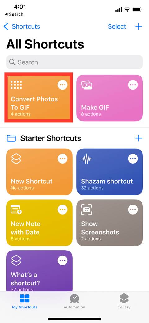 How to Turn iPhone Photos, Live Photos, and Videos Into GIFs in One ...