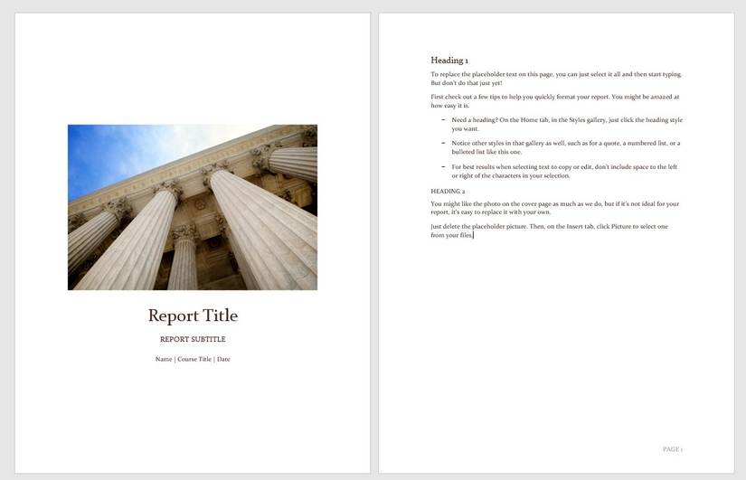 The 15 Best Microsoft Word Cover Page Templates