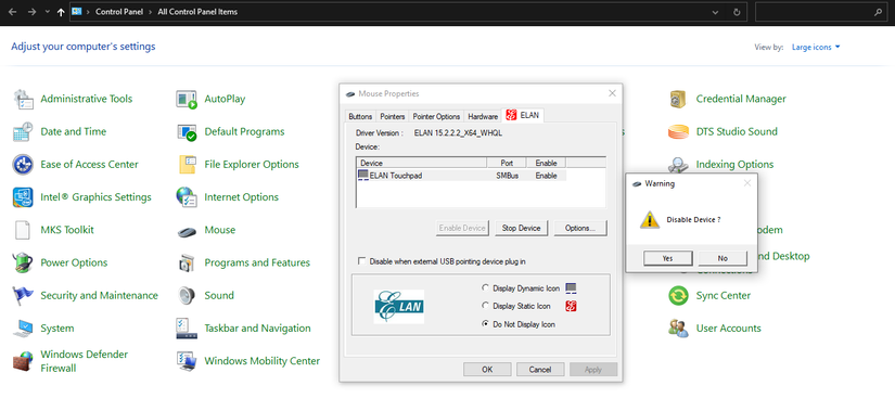 6 Ways to Disable the Touchpad in Windows 10
