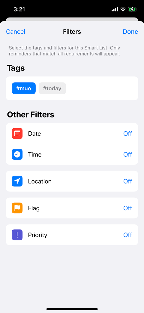 How to Organize Your iPhone Reminders With Tags