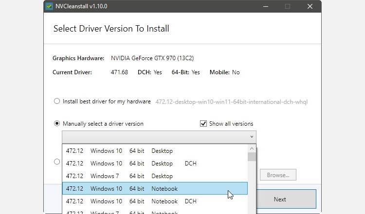 Customize Your NVIDIA Drivers Installation With NVCleanstall