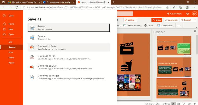 odp format powerpoint
