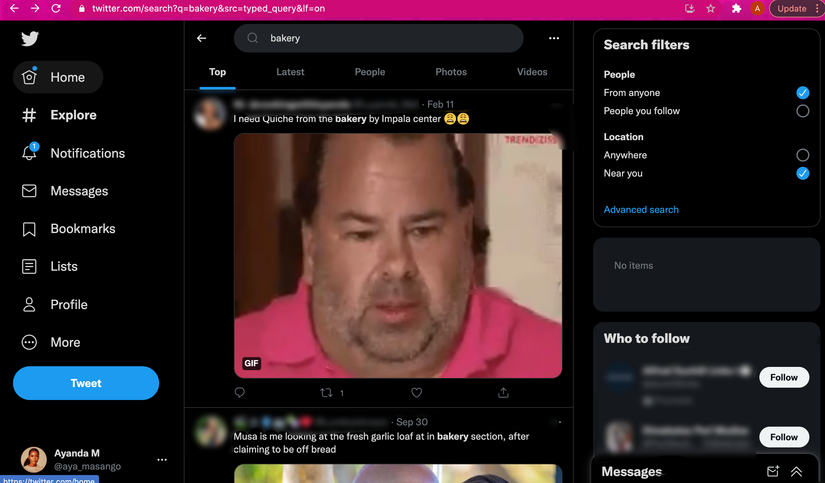 How to Search Twitter by Location