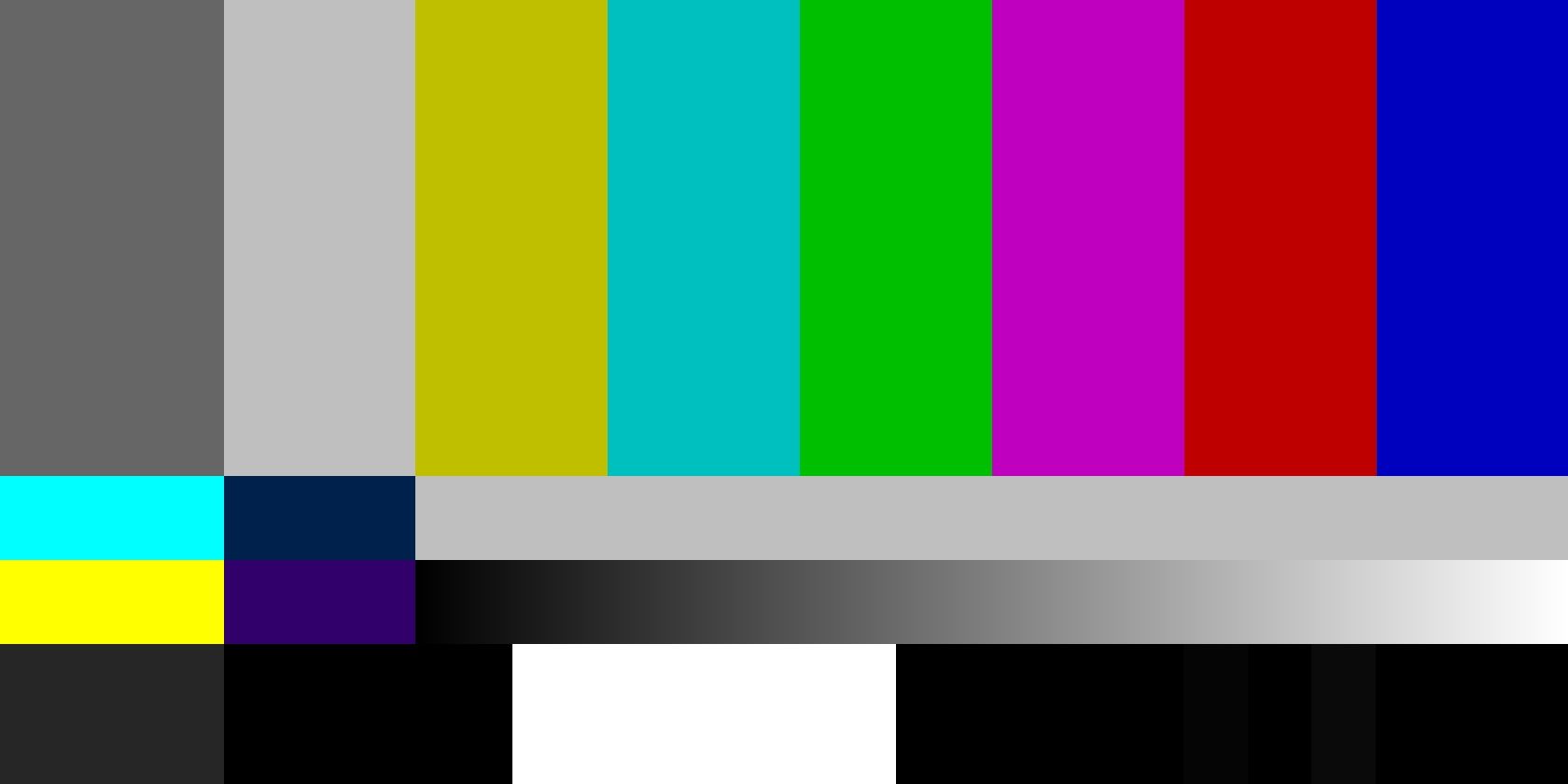 What Are the Colored Bars on TV Called?
