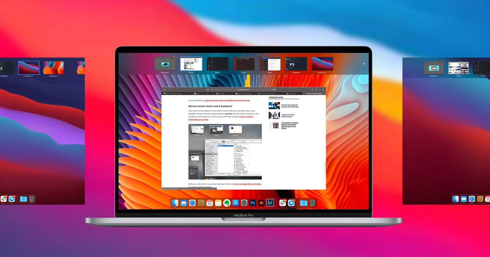 How to Use Multiple Desktops With Mission Control in macOS