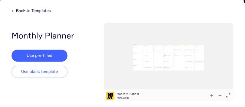 How to Create a Monthly Planner on Miro
