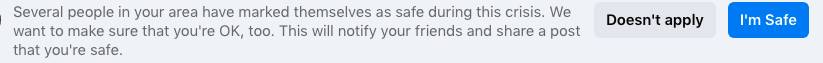 How to Mark Yourself as Safe on Facebook