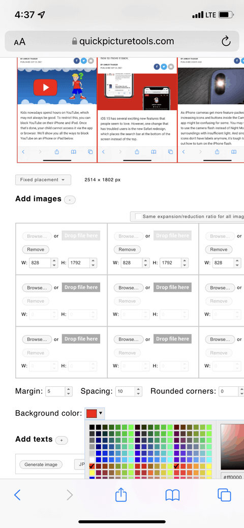 3 Free Ways to Combine Multiple Screenshots Side by Side on Your iPhone