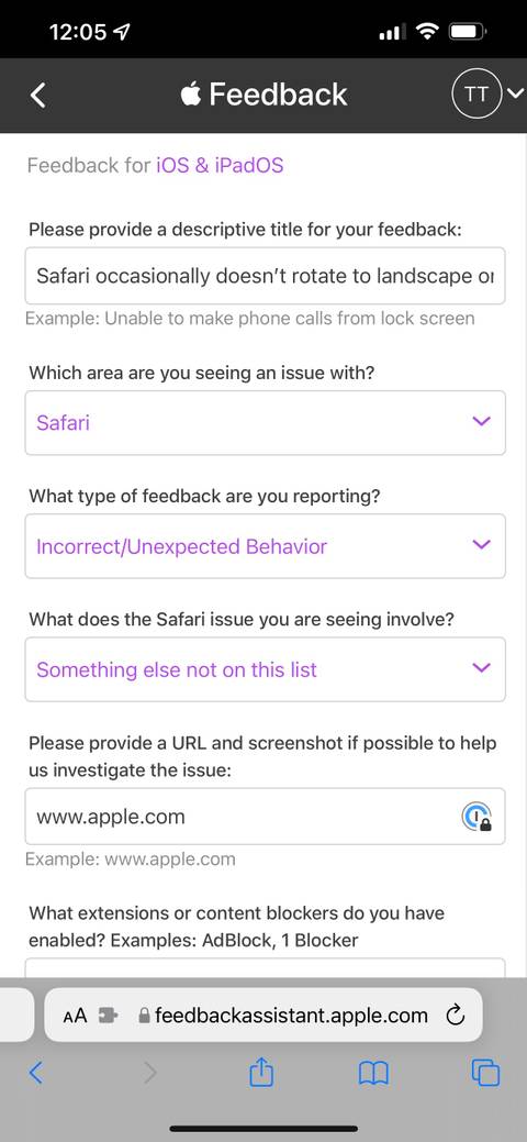 How to Submit iOS Feedback When You’re Not Running Beta Software