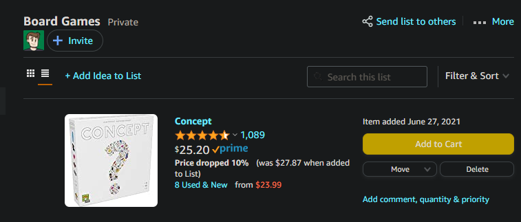 How to Use Amazon Lists