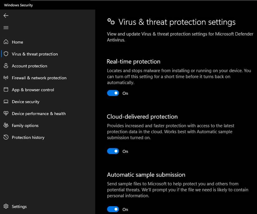 How to Turn Off Microsoft Defender in Windows 11